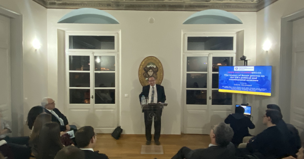 EPLO | OPEN CLASS: D. Feldman from Cambridge on Brexit! | EPLO