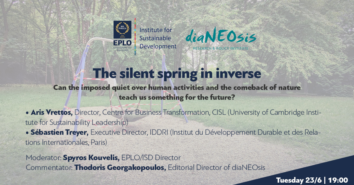 EPLO | 3rd webinar on the "Silent Spring in inverse" by the ΙSD ...